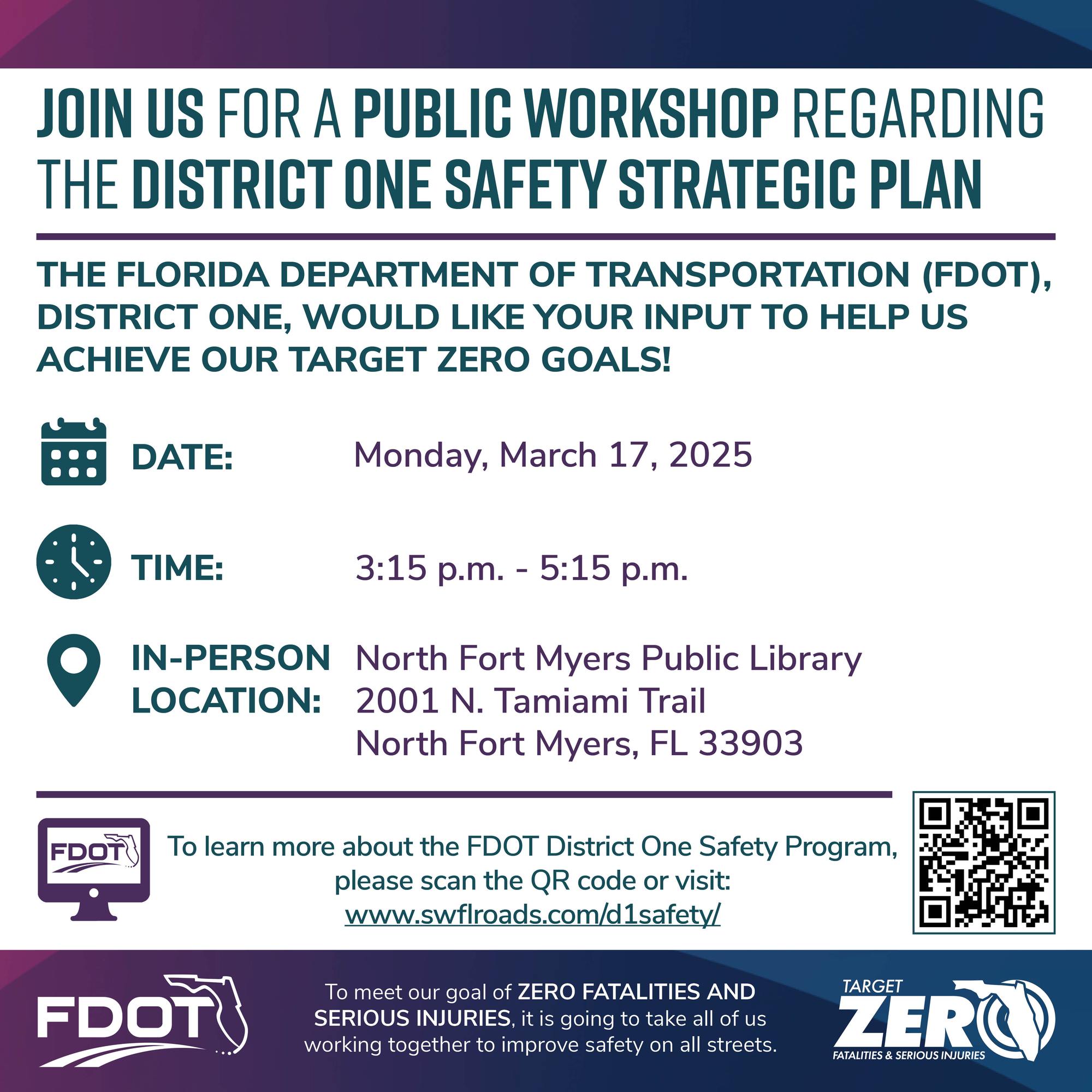 FLORIDA DEPARTMENT OF TRANSPORTATION, DISTRICT ONE SAFETY STRATEGIC ...